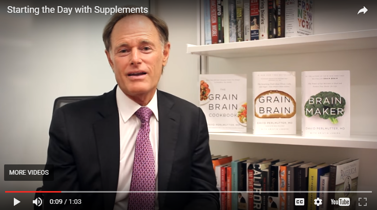 Dr. Perlmutter on Starting the Day with Supplements – Physician Nutrients